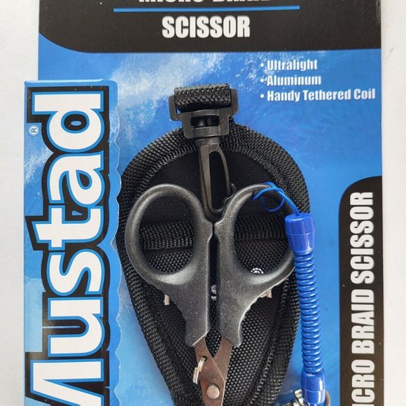 Unbranded | Other | Mustad Micro Braid Scissors With Tethered Coil And ...